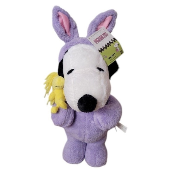 Snoopy | Holiday | Spring Peanuts Snoopy Woodstock Purple Easter Bunny ...